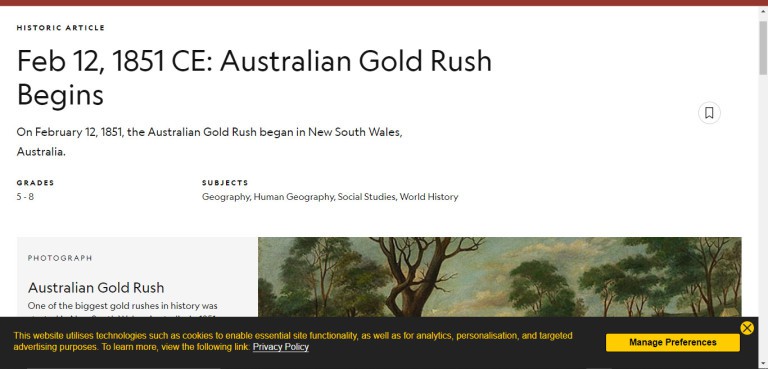 Australian Gold Rush Facts For Kids: 11 Interesting Facts